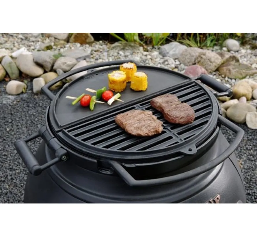 Fire-Up Half Cast Iron Grid 1 piece TBV Troll 700 - Vuur & Rook