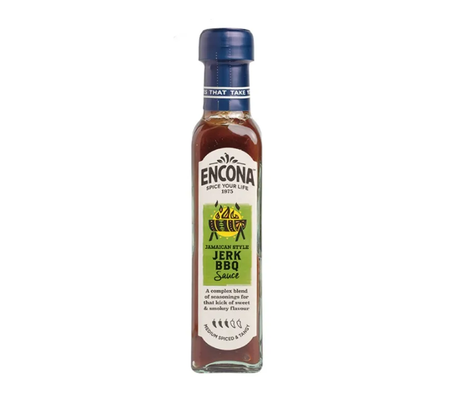 Encona Jamaican Jerk BBQ Sauce 142 ml - Vuur & Rook