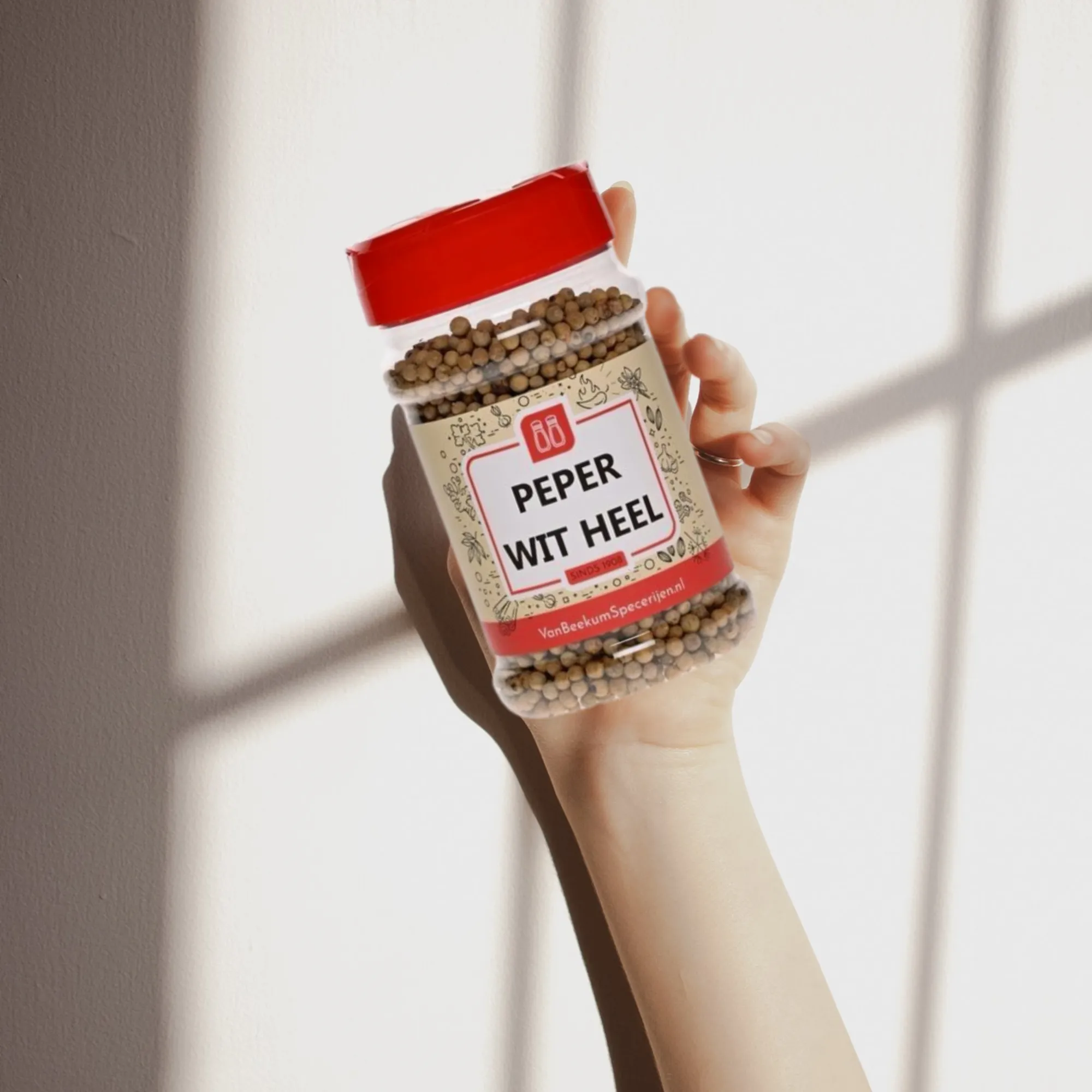 Witte Peperkorrels Kopen | Van Beekum Specerijen Sinds 1908