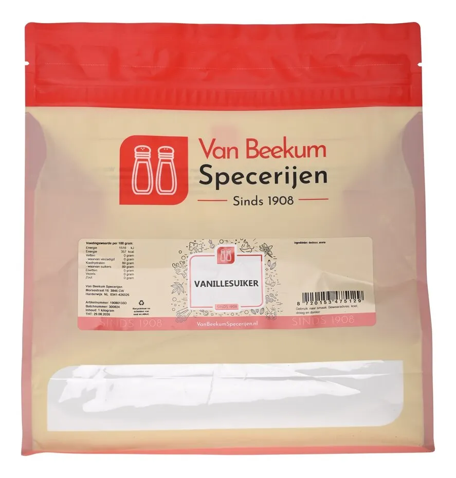 Vanillesuiker Kopen | Van Beekum Specerijen Sinds 1908