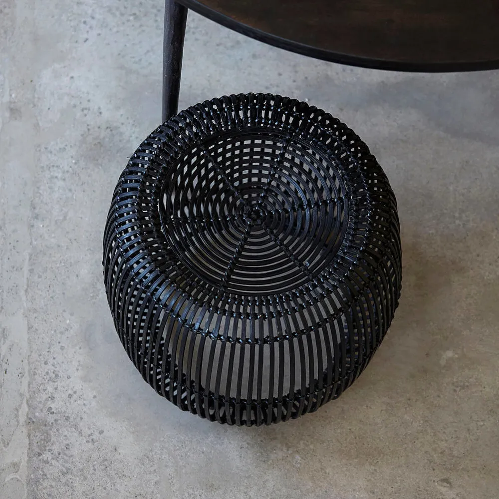 Stool Modern black 45cm - Het Adres