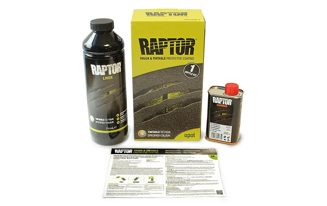 Raptor Liner 1 bottle Black - Raptor Liner