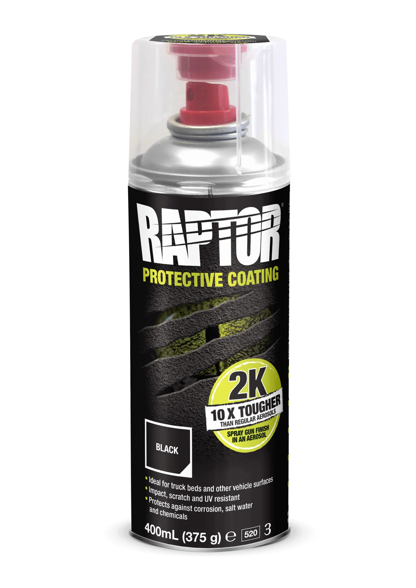 2K Raptor Aerosol Black - Raptor Liner