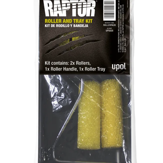 Raptor Liner verfborstel kit met bakje - Raptor Liner