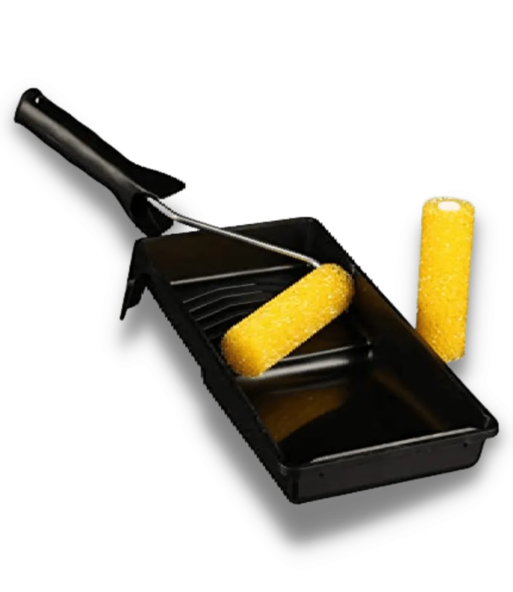 Raptor Liner verfborstel kit met bakje - Raptor Liner