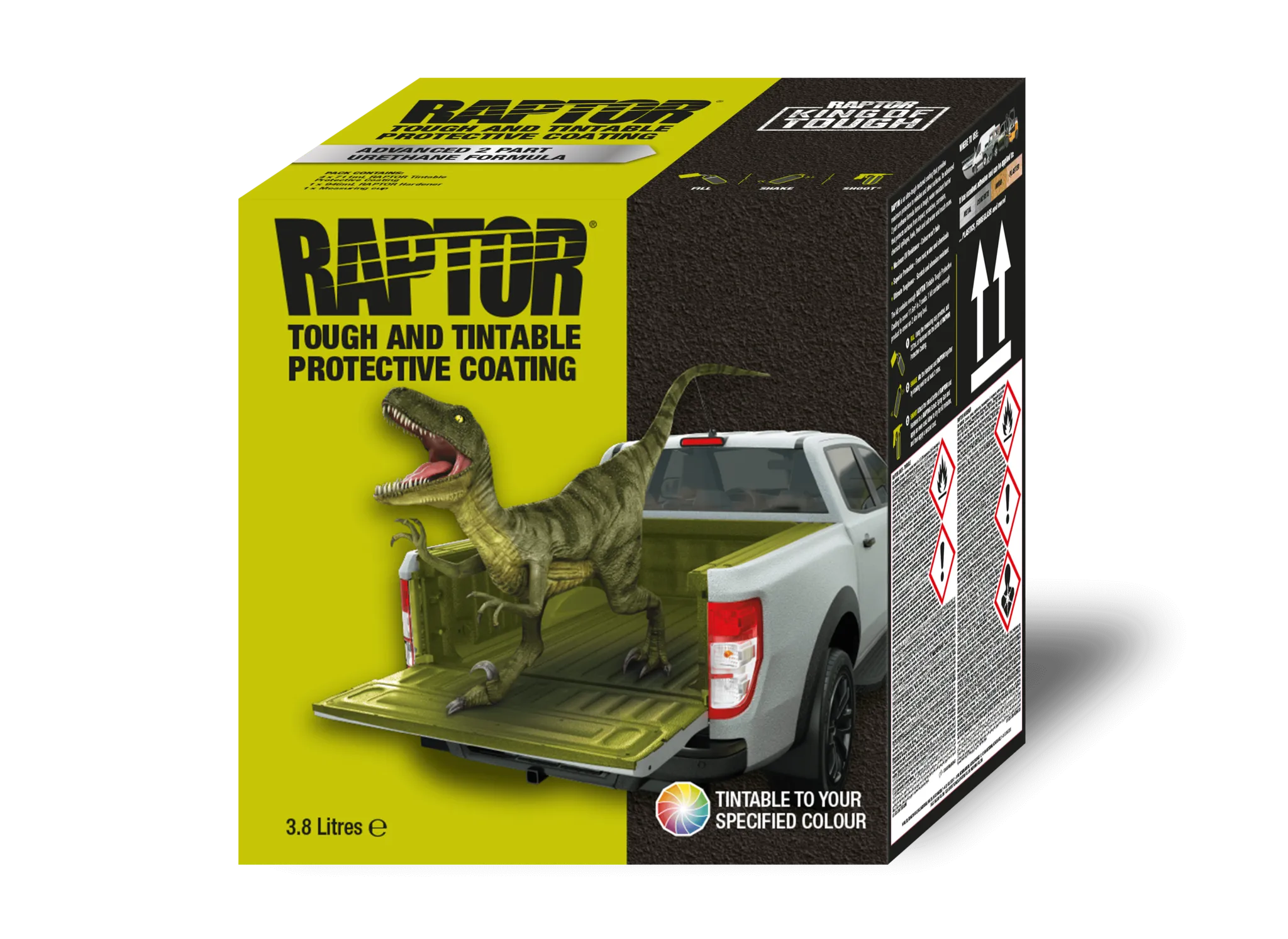Raptor Liner 4 Flaschen Kit Tönbar - Raptor Beschichtung