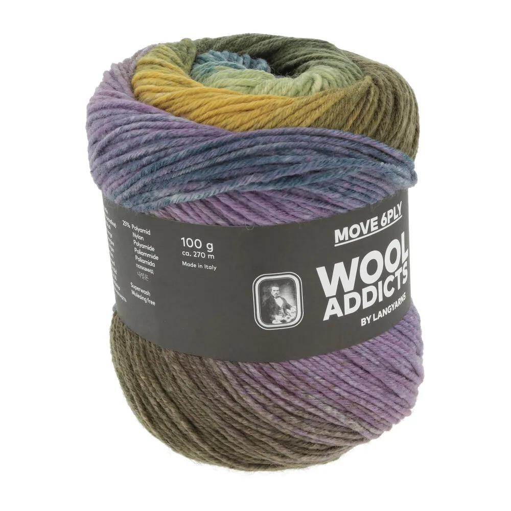 Lang Yarns Move multicolor sokkenwol kleur 003 - Wolwinkel VAN DRAAD