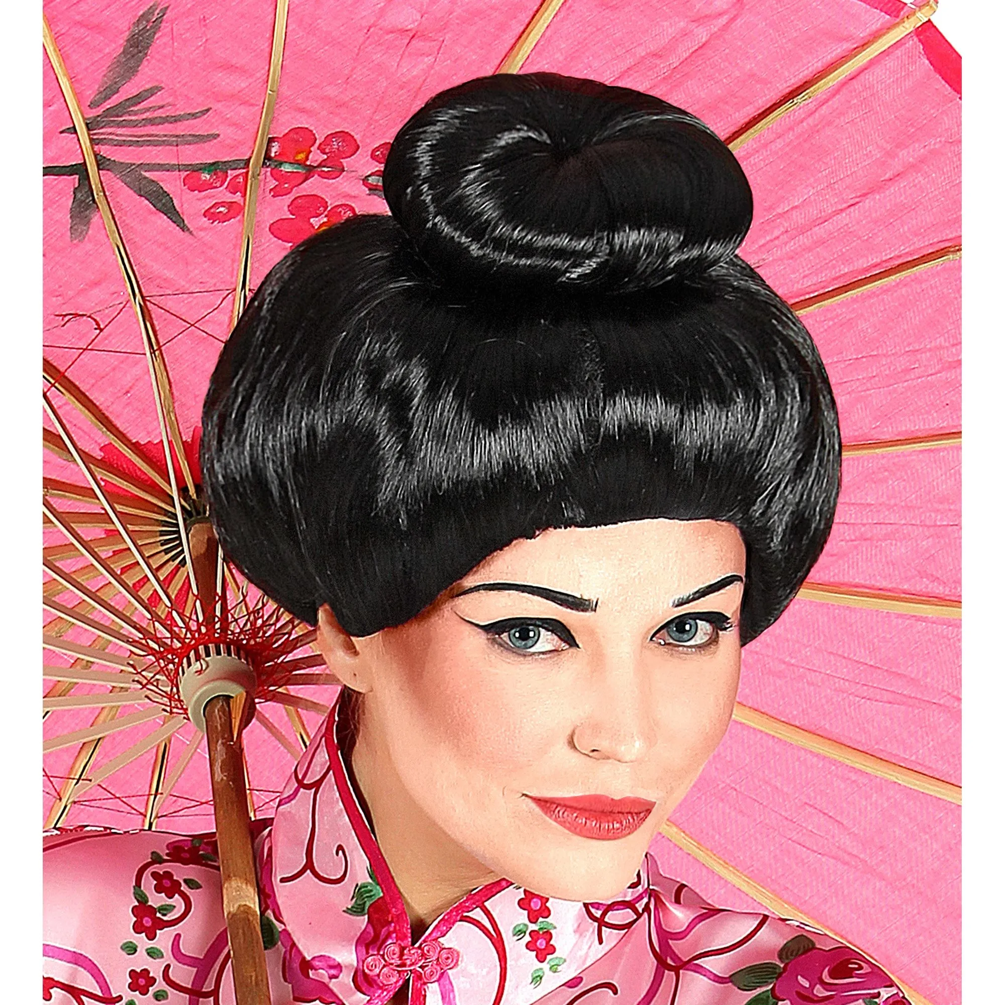 pruik, geisha - e-Carnavalskleding