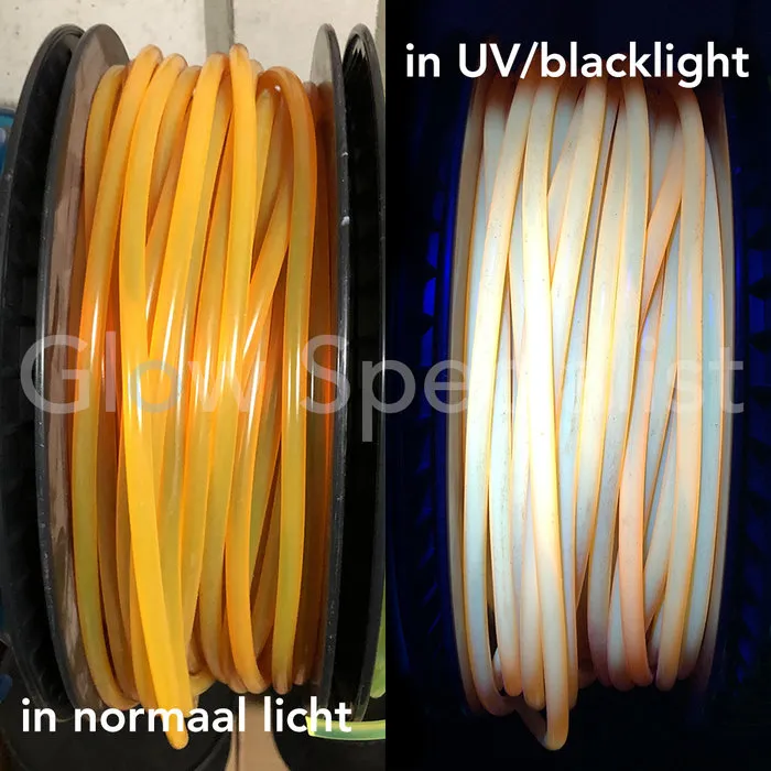 UV / BLACKLIGHT NEON DRAAD PVC - 8 MM - koop je bij Glow Specialist ...