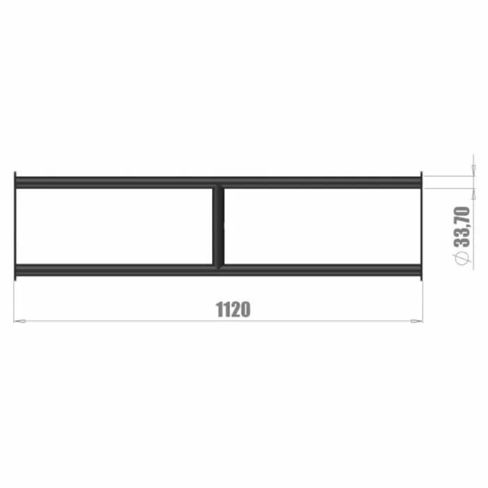 PTessentials Standard Beam 1120 mm | dwarsverbinding - Fitnesskoerier.nl